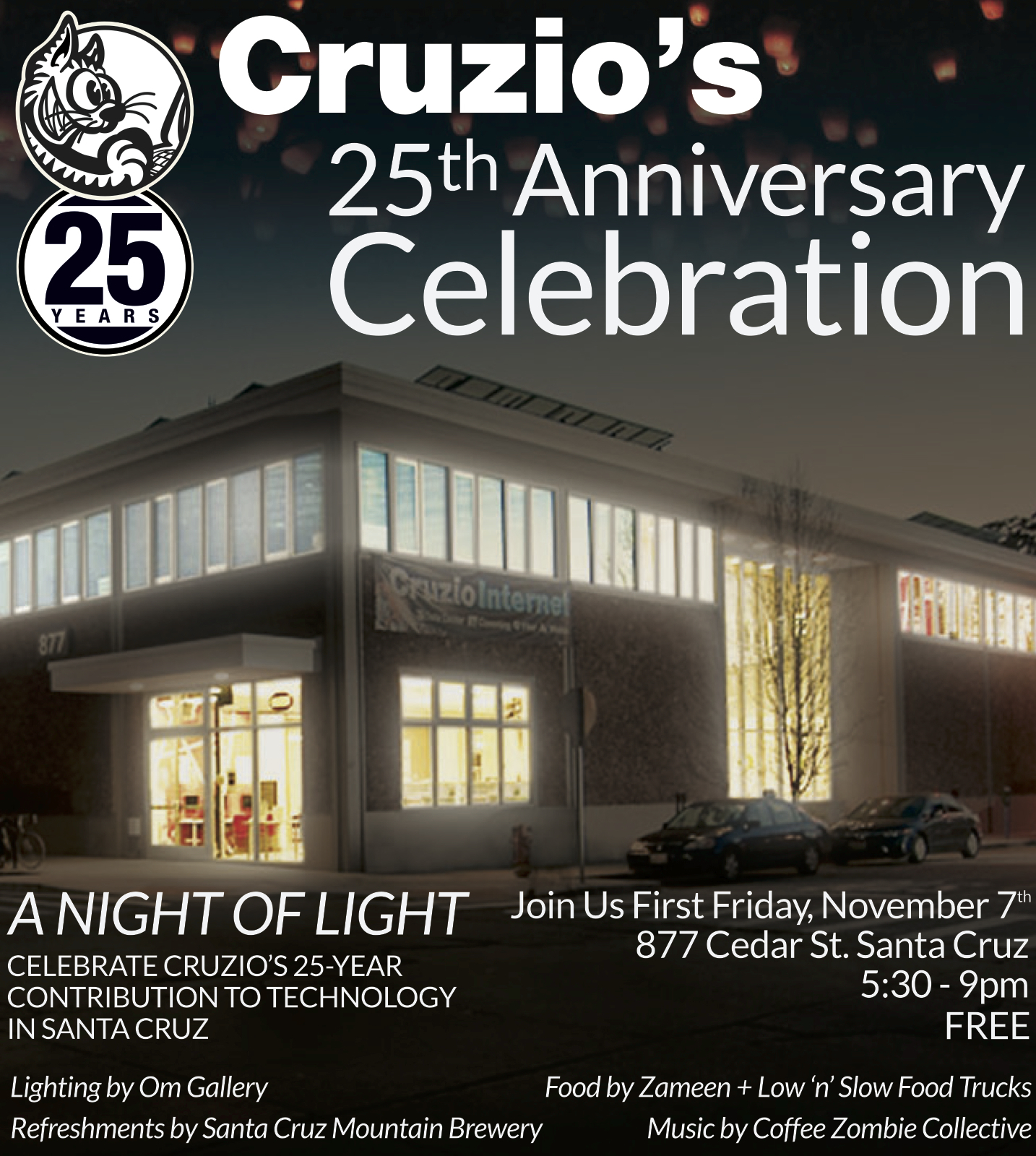 25-Year Anniversary - Cruzio Internet